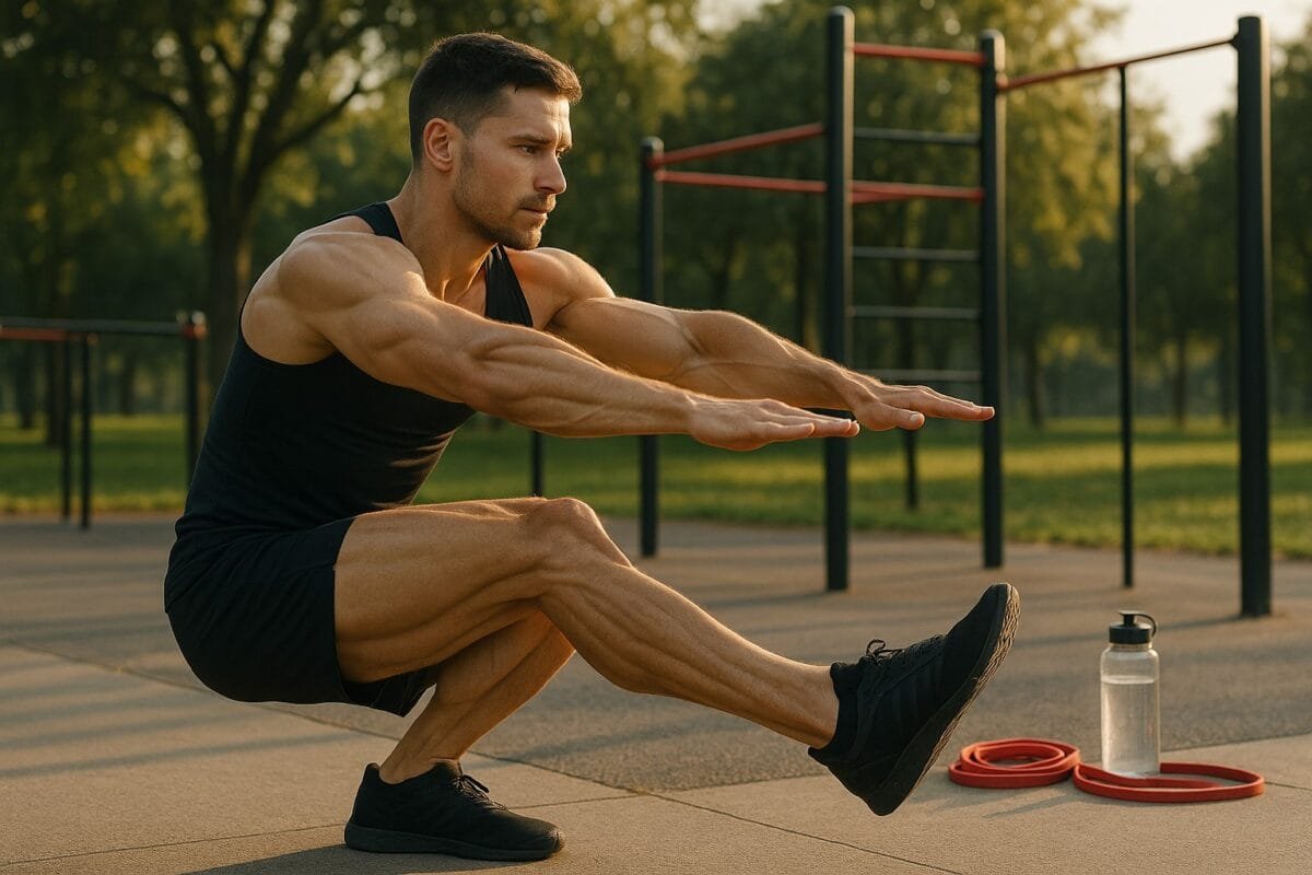 Calisthenics Leg Workout | Build Muscular Legs Without Weights
